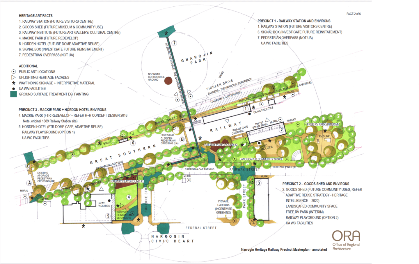 Narrogin Railway Masterplan | Office of Regional Architecture
